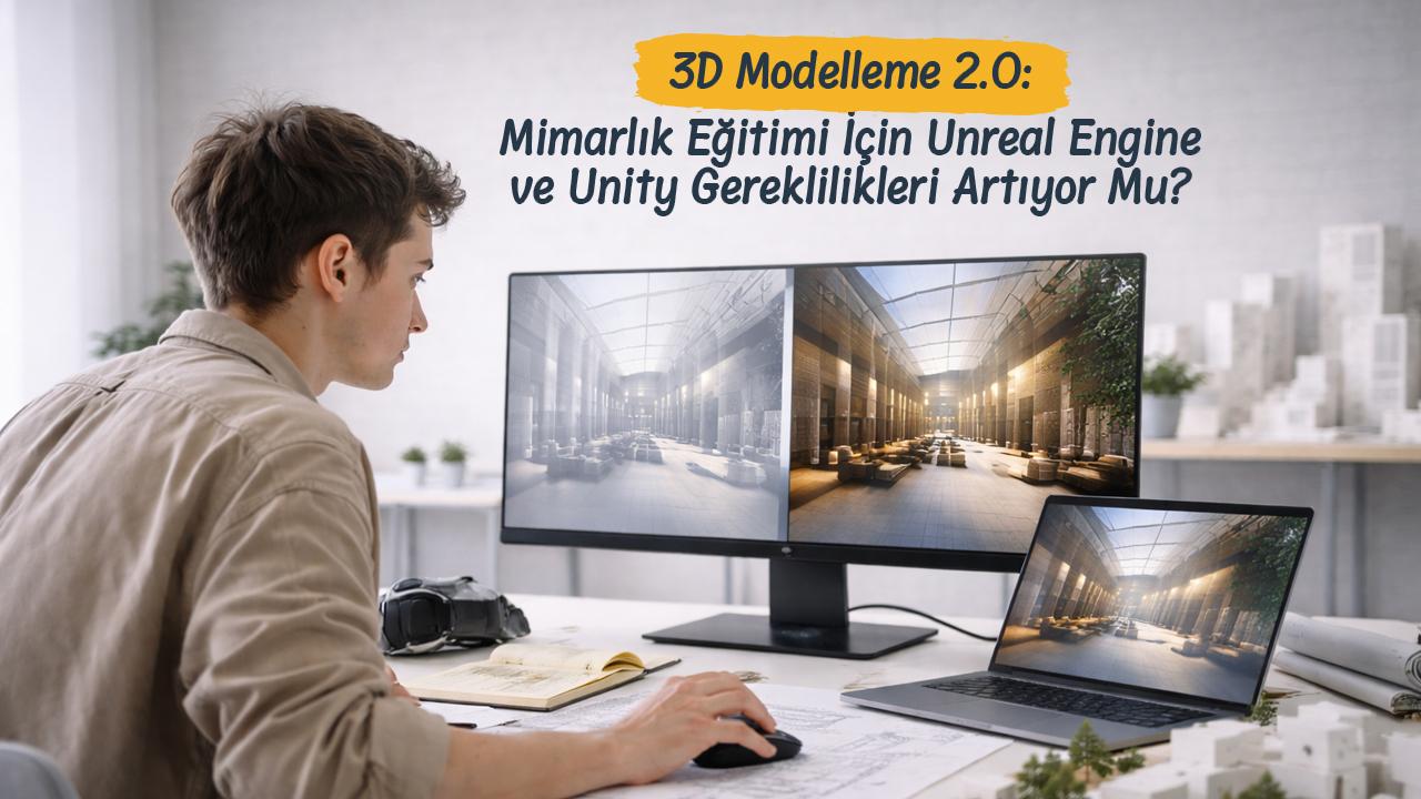 3D Modelleme 2.0: Mimarlık Eğitimi İçin Unreal Engine ve Unity ...